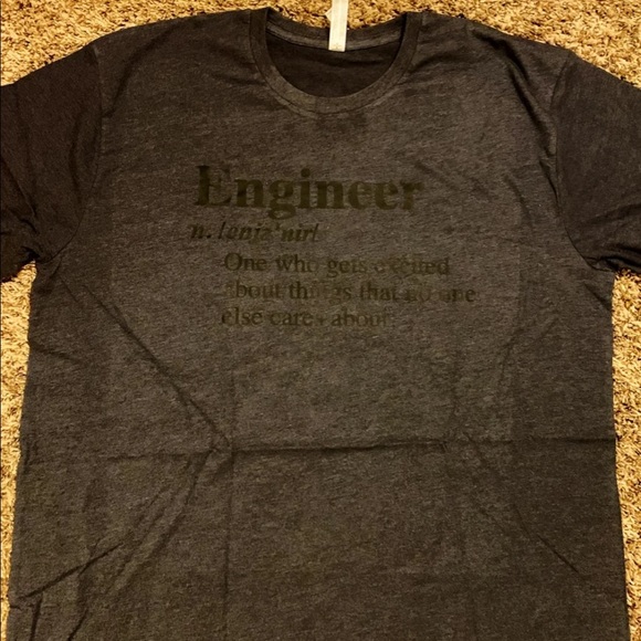 Shirts | Engineer Definition Tshirt | Poshmark